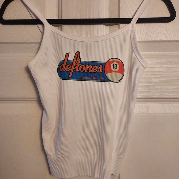 Tops | Deftones Hand Cropped Tank Top Pool Ball 13 Ball Deftones Tank ...